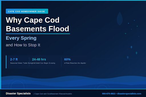 Why Cape Cod Basements Flood Every Spring | Disaster Specialists